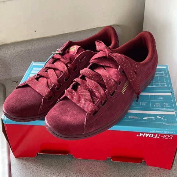 Puma | Shoes | Puma Vikkyribbon Dots Womens Sneaker | Poshmark
